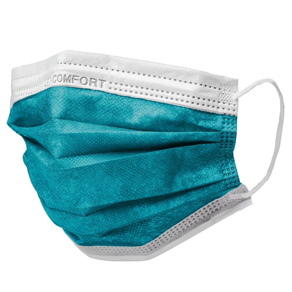 OP mask, green, ocean green, type IIR, Med-Comfort: buy medical mask as ...