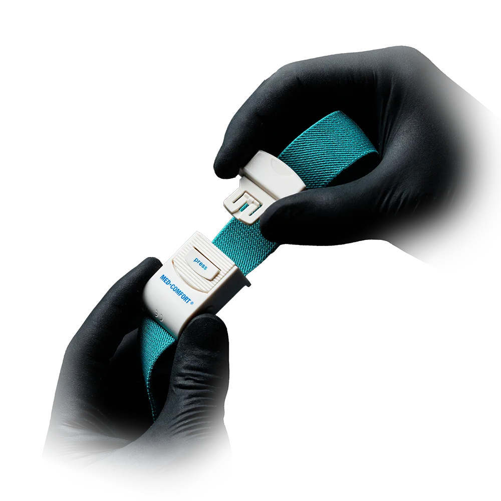 Venous tourniquet, colour green, 2,5 x 45 cm, Med-Comfort: buy latex ...