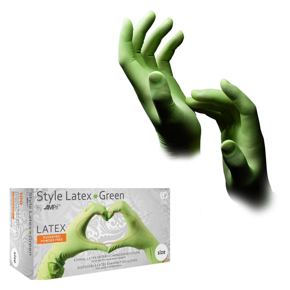 Style Latex Green by Med-Comfort Einmal-Latex-Schutz- und ...