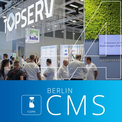 CMS Reinigungsmesse 19. bis 22. September 2023 in Berlin